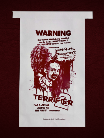 Official Terrifier 2 Vomit Bag - The Little Pale Girl#N#– TerrifierShop